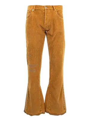 GALLERY DEPT. Corduroy Flared Trousers - Orange