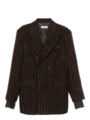 Martine Rose Double-breasted Blazer - Brown
