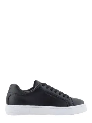 Armani Exchange Logo Sneakers - Black