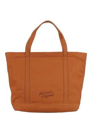 Maison Kitsuné Large Fox Head Tote Bag - Brown