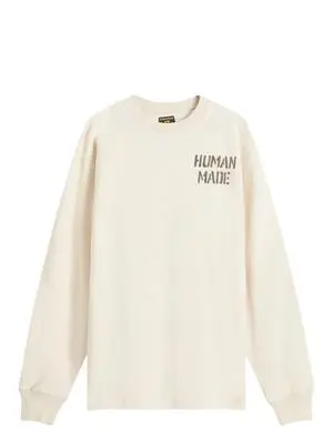 HUMAN MADE Thermal L/s T-shirt - White