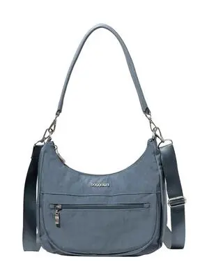 BAGGALLINI Modern Pocket Half Moon Shoulder Bag - Mist