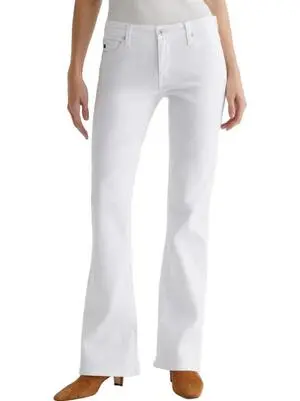 Ag Angel Low-rise Bootcut Jeans - Gallery White