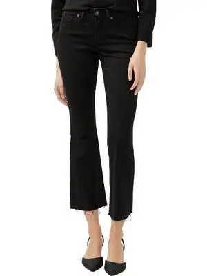 SILVER JEANS CO. Suki Curvy Mid-rise Kick Flare Jeans - Black