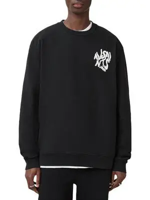ALLSAINTS Orlando Logo Graphic Sweatshirt - Jet Black