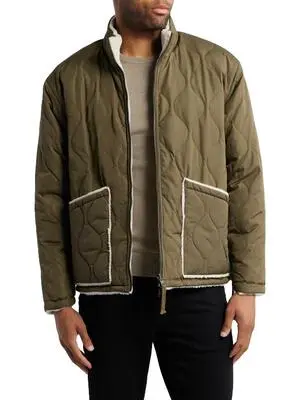 Taion Quilted Down Jacket - Green