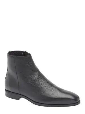 BOSS Theon Leather Ankle Boots - Blk