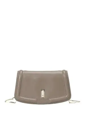 BOSS Ariell Leather Clutch - Medium Brown
