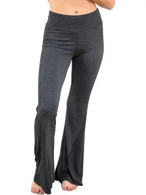 JJWINKS Happy Hour Flare Lounge & Sleep Pants - Charcoal