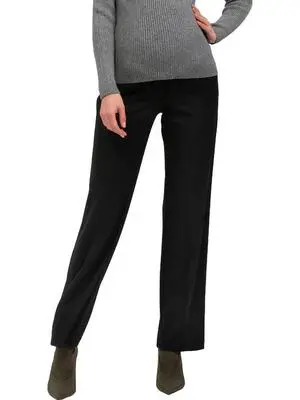 PIETRO BRUNELLI Noah Straight Leg Trousers - Black