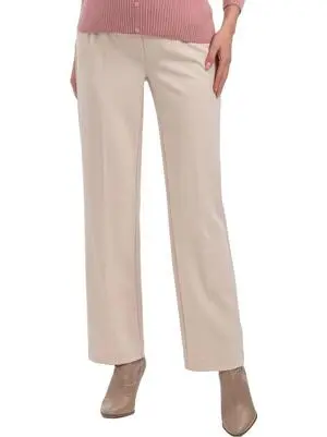 PIETRO BRUNELLI Noah Straight Leg Trousers - Medium Beige