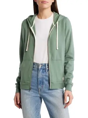Marine Layer Full Zip Hoodie - Sage Green