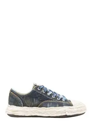 Mihara Yasuhiro Peterson Denim Sneakers - Black/white/silver