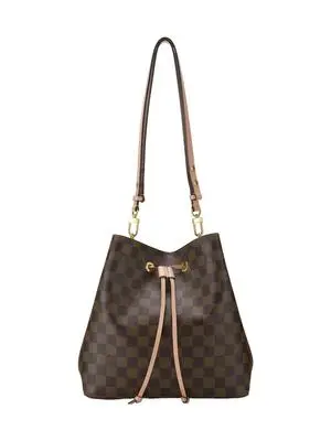 LOUIS VUITTON Louis Vuitton Damier Ebene Neo Noé Bucket Bag Pink
