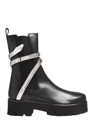 Rene Caovilla 45mm Juniper Boots - Black