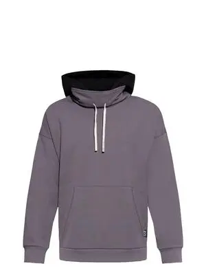 EA7 Graphic Print Hoodie - Grey