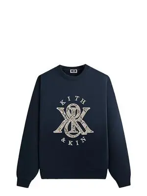 Kith K&K Python Nelson Crewneck Sweatshirt Nocturnal