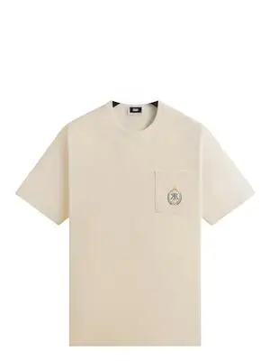 Kith K&k Crest Pocket Tee Shirt - Sandrift