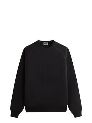 Kith Vale Raglan Crewneck Sweatshirt - Black