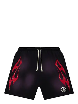 HELLSTAR Flame Shorts - Purple