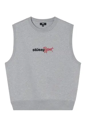 StÜssy Sport Fleece Vest - Grey