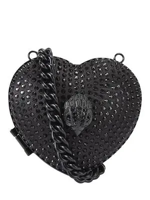 Kurt Geiger Micro Heart Clutch - Black