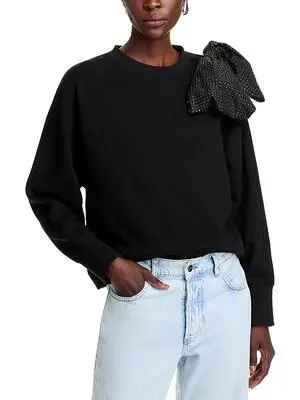 Essentiel Antwerp Bow Sweatshirt - Black