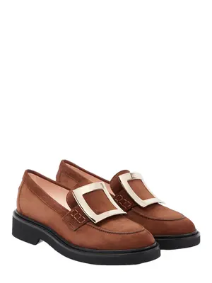 ROGER VIVIER Viv' Rangers Loafers - Brown