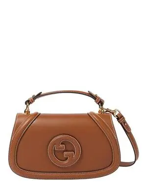 Gucci Blondie Small Leather Tote - Brown