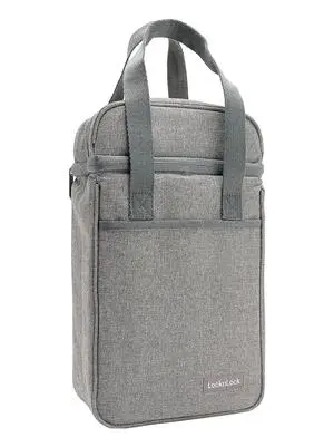 LOCKNLOCK Insulated Two-bottle Wine Carrier - One-color