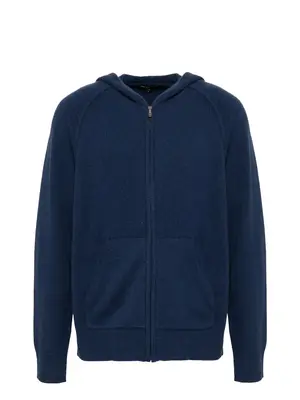 JAMES PERSE Recycled Cashmere Hoodie - Blue