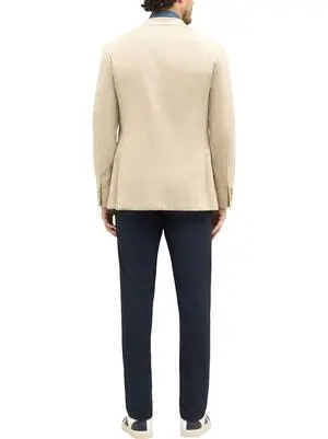 Boglioli Double-breasted Wool Blazer - Neutrals