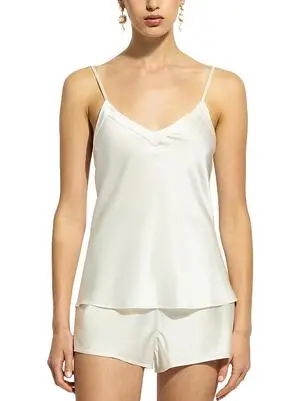 Ginia Silk Cami - Creme