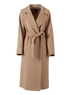 Max Mara Belted Coat - Brown