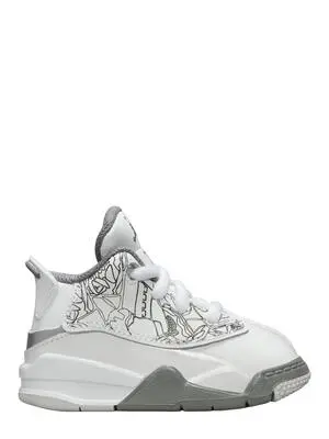 JORDAN Dub Zero Sneakers - White/metallic Silver/neutral Grey