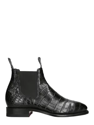 R.M. WILLIAMS R.M. Williams Crocodile Leather Ankle Boots