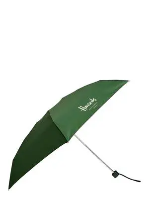 Harrods Logo Umbrella - Green