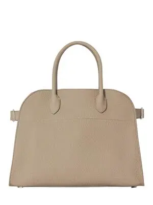THE ROW Soft Margaux 12 Leather Top-Handle Bag