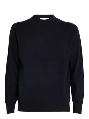 Sandro Cashmere Crew Neck Sweater - Blue