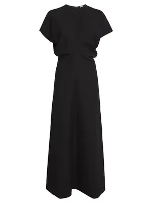 TOTEME Totême Draped Maxi Dress Black