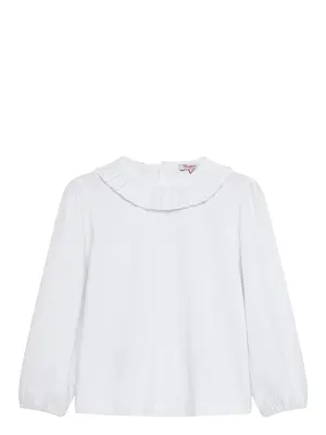 Trotters Stretch-cotton Lottie Blouse - White