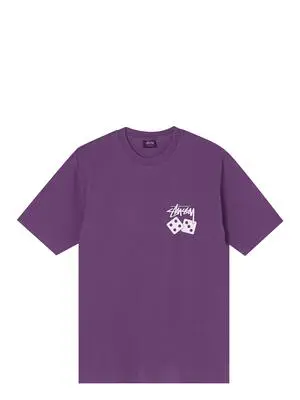 StÜssy Dice Pigment Dyed Tee - Purple
