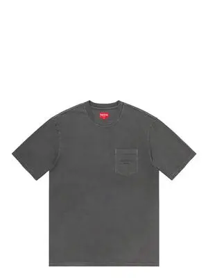 Supreme Overdyed Pocket Tee - Black