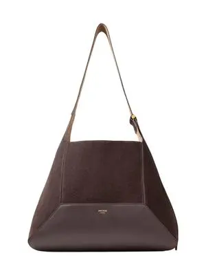 JIMMY CHOO Medium Diamond Shoulder Bag - Brown