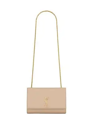 Saint Laurent Small Kate Crossbody Bag Beige
