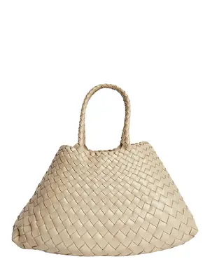 Dragon Diffusion Dragon Diffusion Santa Croce Woven Tote Bag White