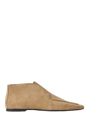 TOTEME Desert Suede Ankle Boots - Brown