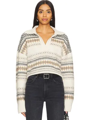 Tularosa Fairisle Sweater - Ivory Multi