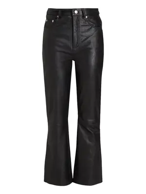 MUUBAA Muubaa Leather Flared Trousers