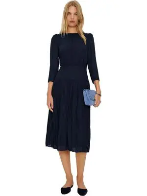 REFORMATION Sabra Dress Blue